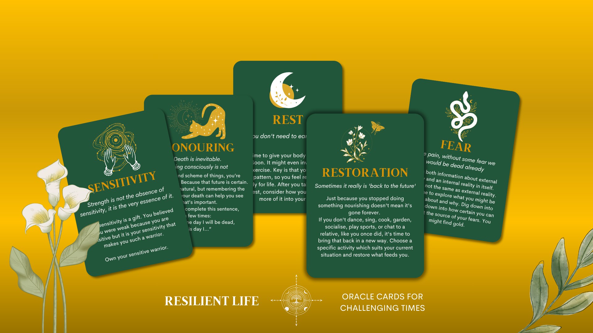 “Resilient Life” oracle cards for challenging times – Prof Jem Bendell